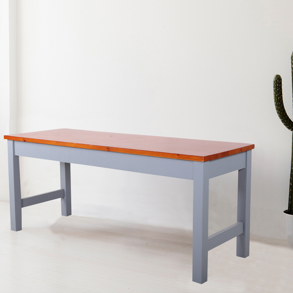 3FT Dining Kitchen Bench Living Room Hallway Shoe Chair Seat Pine Wood ...