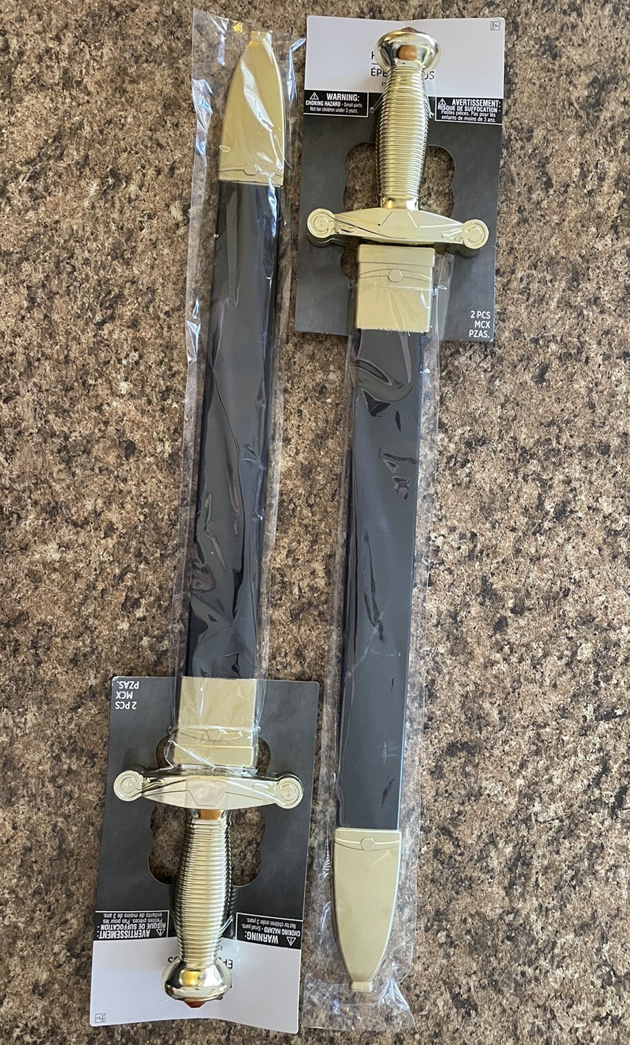 Plastic HERO SWORDS (2) for Youth, Adult Costumes, NEW in Package | eBay