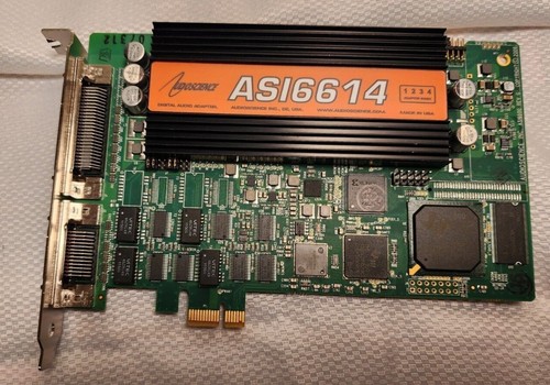 AudioScience ASI6614 Digital Audio Adapter Sound Card PCIe card | eBay