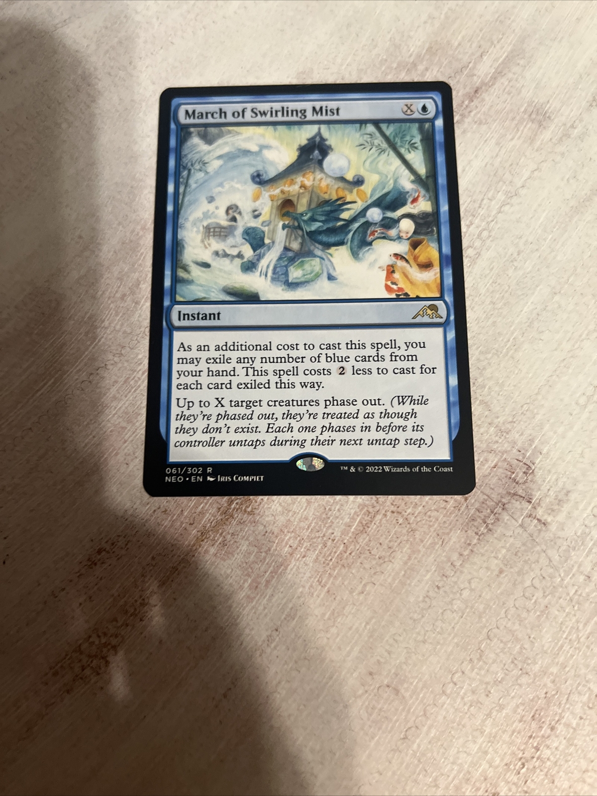 MTG March of Swirling Mist Kamigawa: Neon Dynasty 061/302 Regular Rare ...