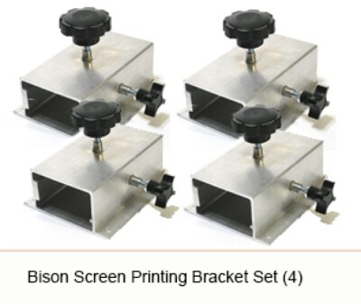 Screen Printing Platen Bracket (Set of 4) - Bison Platen Systems | eBay