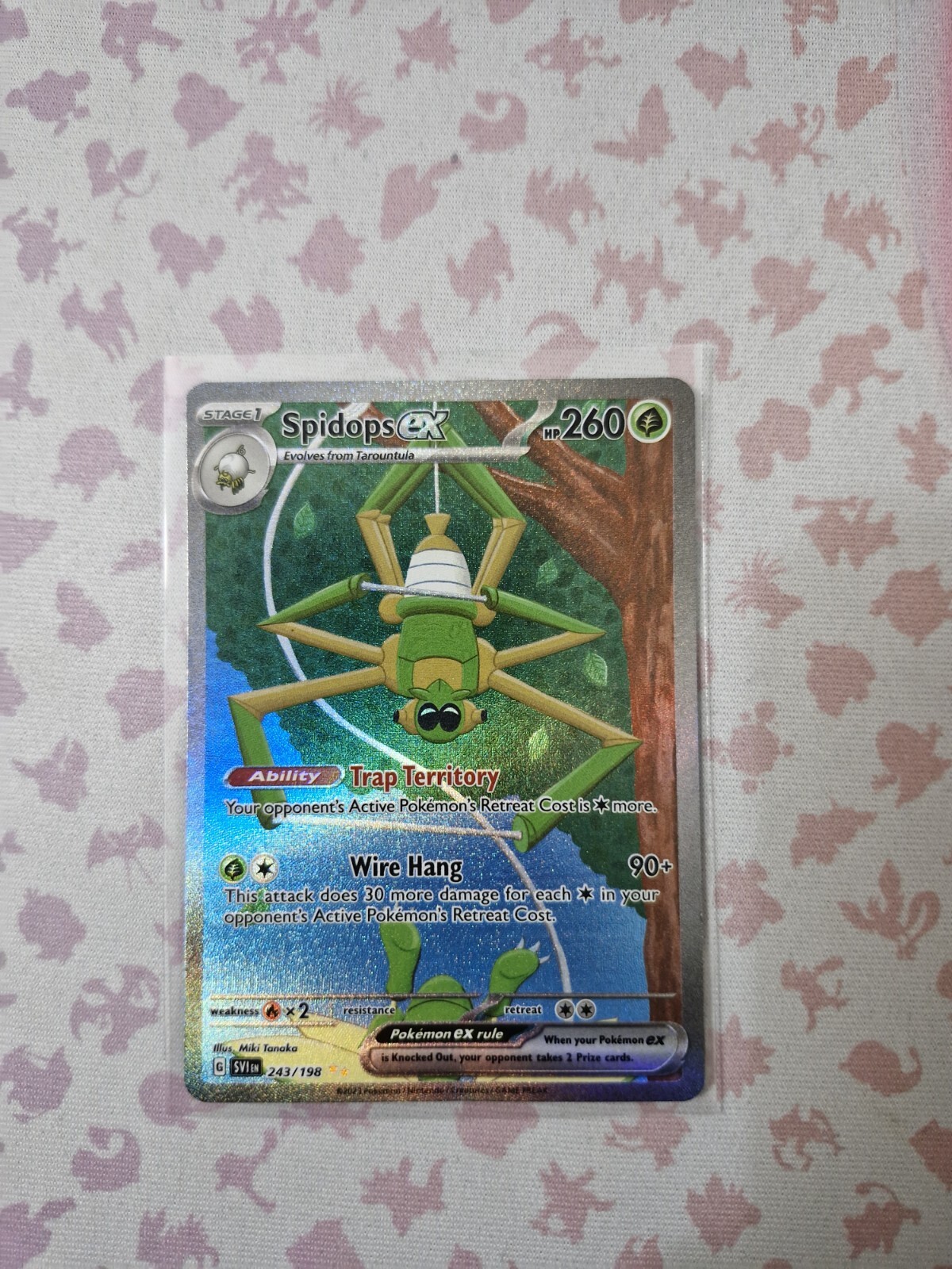 Pokémon TCG Spidops ex Scarlet & Violet Base Set 243/198 Holo Special ...
