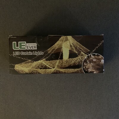 LE Lighting Ever LED Curtain Lights OPEN BOX | eBay