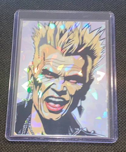 Billy Idol Rock Custom Holographic Foil Refractor Card | eBay