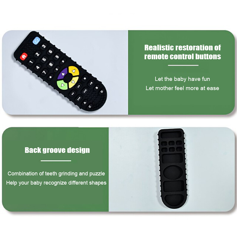 Silicone Baby Teether TV Remote Control Shape Teether Pain Relief | eBay