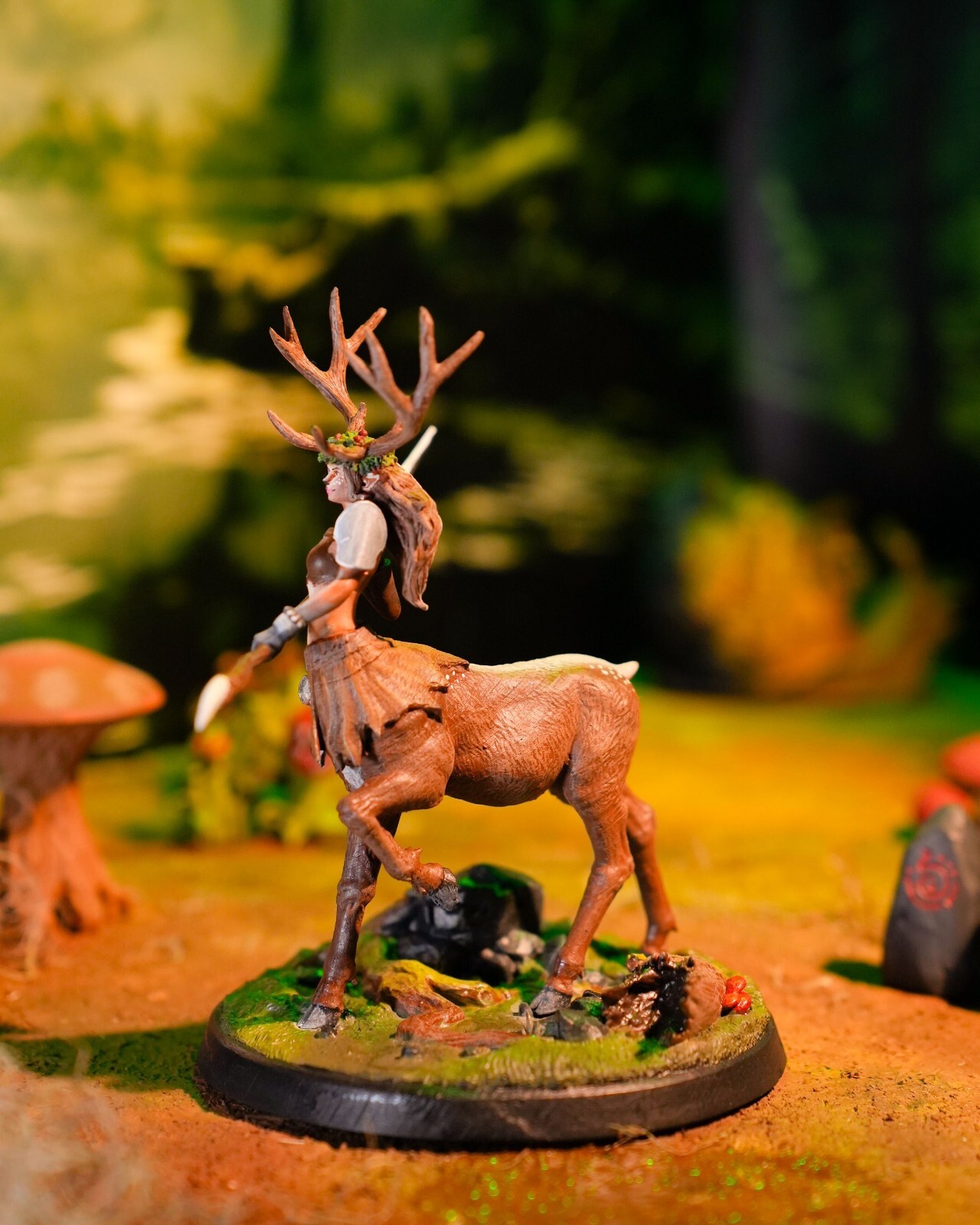 Female Centaur Dryad Wood Elf D&D Pathfinder Fantasy Tabletop 3Dprint ...