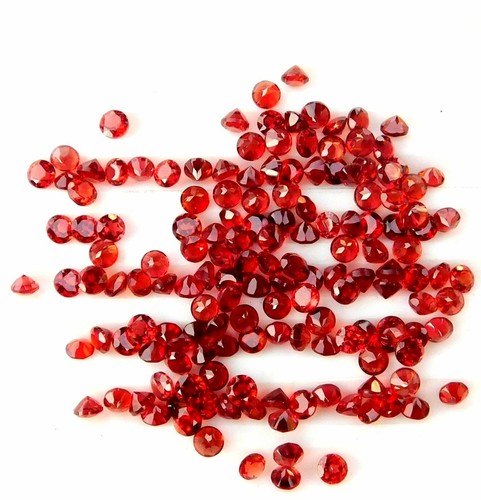 2 MM Natural Garnet Round Cut Lot Loose Gemstone For Jewelry Making ...