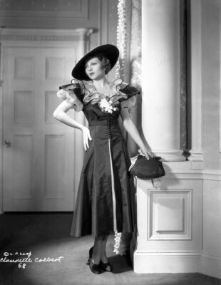 8x10 Print Claudette Colbert Fashion Portrait #VFCC | eBay