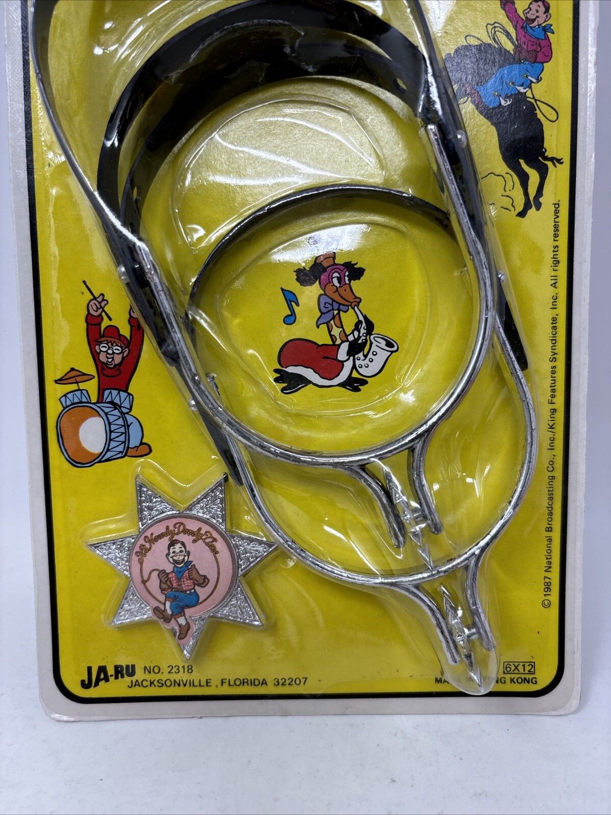 Vintage Howdy Doody 40th Anniversary Toy Spurs & Cowboy Badge New In ...