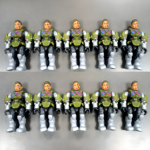 10PCS Mega Construx Halo Heroes Series #18 UNSC Lt. Colonel Kinsano ...