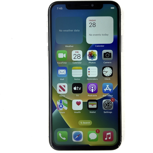 Apple iPhone X 64GB [A1865] Silver (Unlocked) - NO FACE ID - Read ...