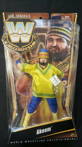 Mattel Elite WWE Legends Series 5 Akeem the African Dream One Man Gang ...