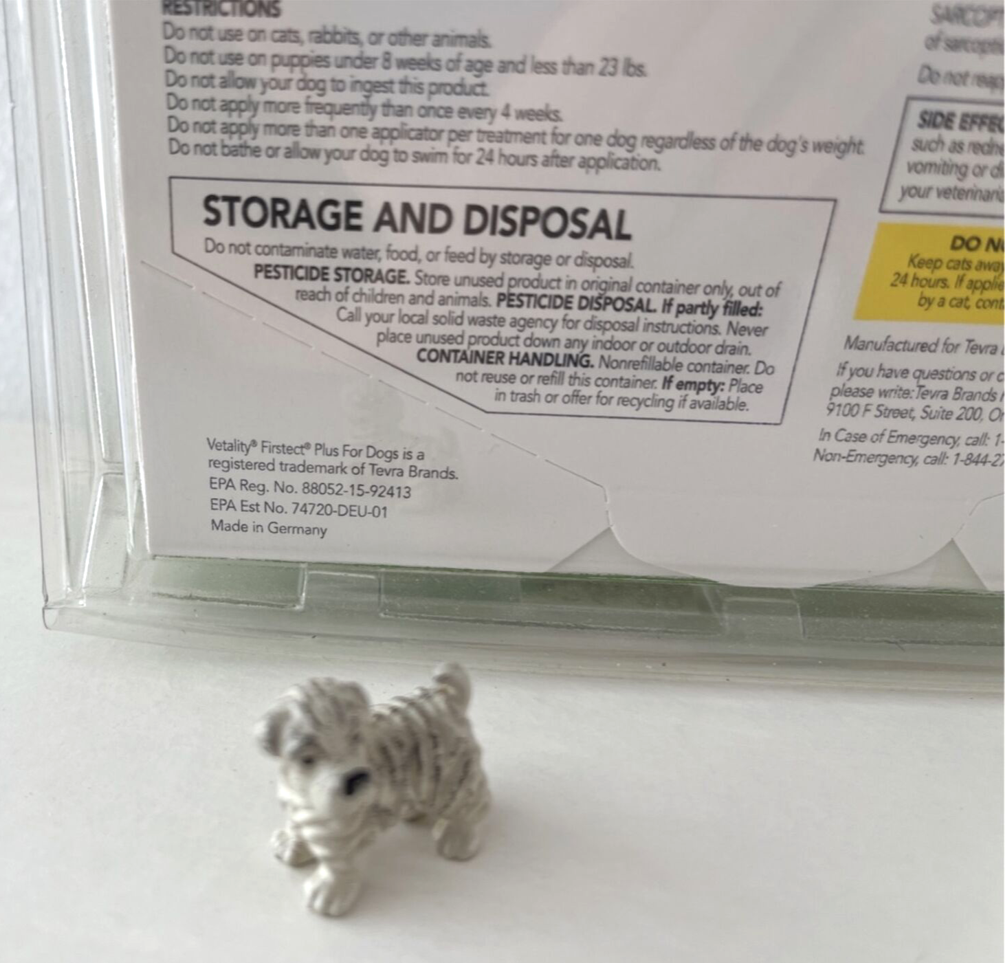 Vetality Firstect Plus for Dogs Tevra Brands LLC Part 25013 23-44lbs ...