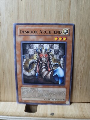 Yu-Gi-Oh!🏆Desrook Archfiend🏆COMMON Card | eBay