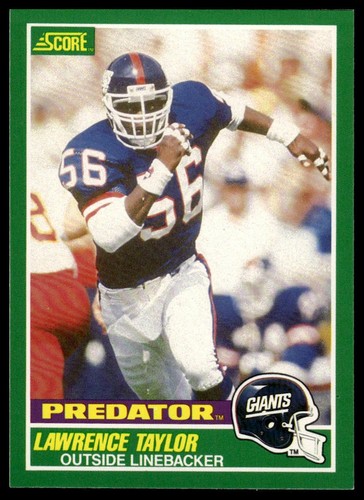 1989 Score #322 Lawrence Taylor | eBay