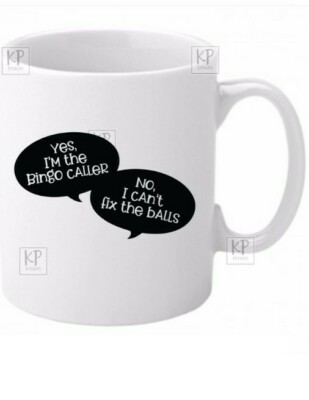 bingo caller quote funny mug☕ Large Handled Mug birthday gift | eBay