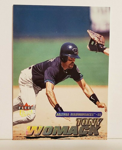 VINTAGE FLEER 2001 TONY WOMACK ARIZONA DIAMONDBACKS BASEBALL TRADING ...