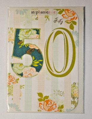 Cardmix 50th Birthday Card Original Packaging 50 Years Old Notecard ...