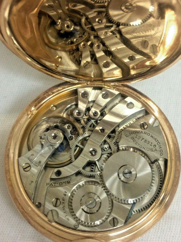 HOWARD POCKET WATCH KEYSTONE EXTRA 1035761 | eBay