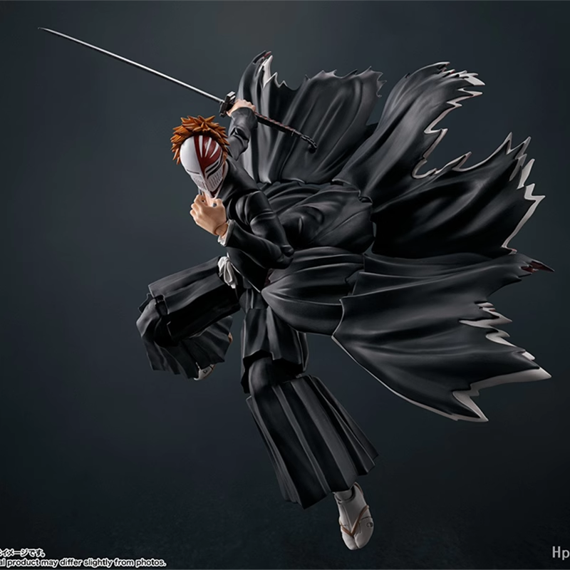 Official Bandai S.H.Figuarts Ichigo Kurosaki Bleach Anime Action Figure ...