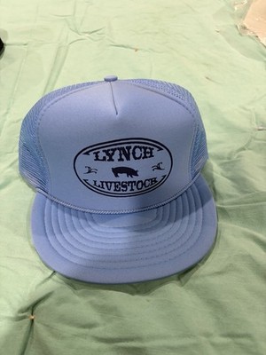 Vintage Lynch Livestock Hat Blue With Mesh Trucker Hat One Size | eBay