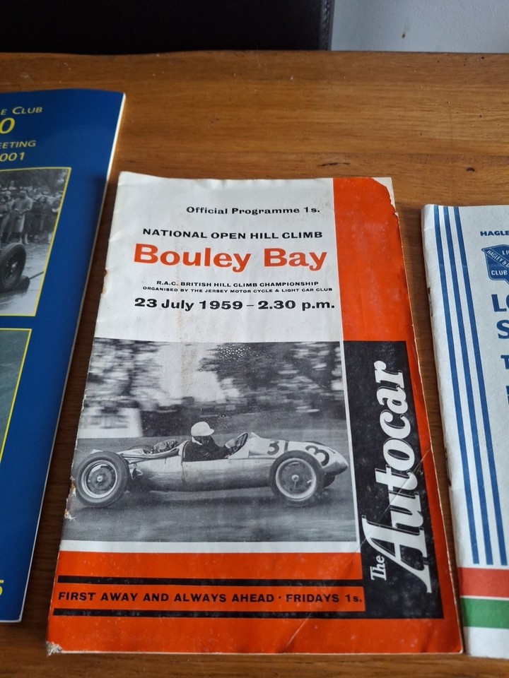 Motor sport programmes. Hillclimb/Sprint. | eBay UK