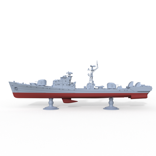 SSMODEL 1/1200 Military Model Kit Soviet Mirka-Class I SKR-7 Frigate ...