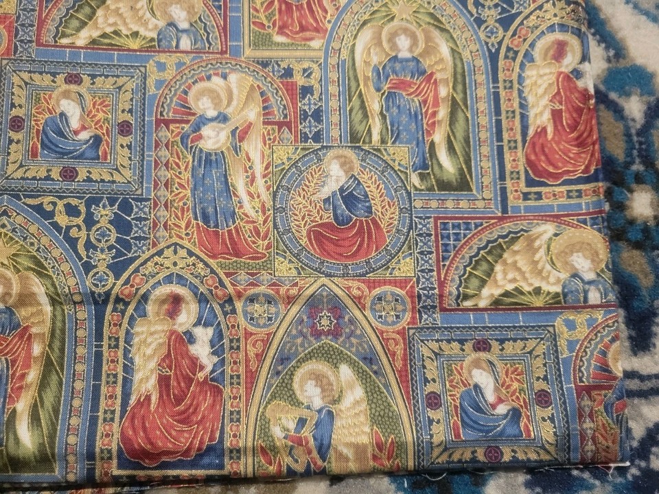 Angel Cathedral Windows~~Christmas Collection~~Woodrow Studio 72 X 45 ...