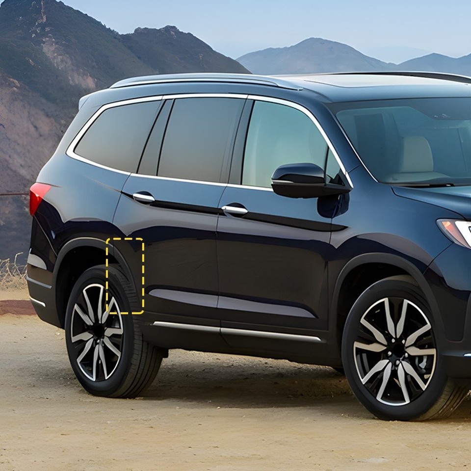 Right Rear Wheel Arch Garnish 2016-21 Pilot Genuine For Honda 753905TG7 ...