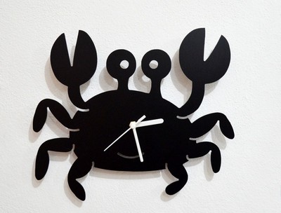 Cartoon Crab Silhouette - Wall Clock | eBay