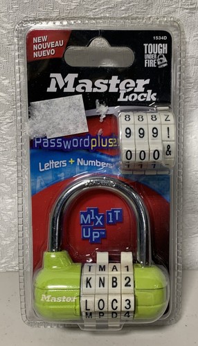 Master Lock Word Combination Lock, Model 1534D - for School, Gym ...