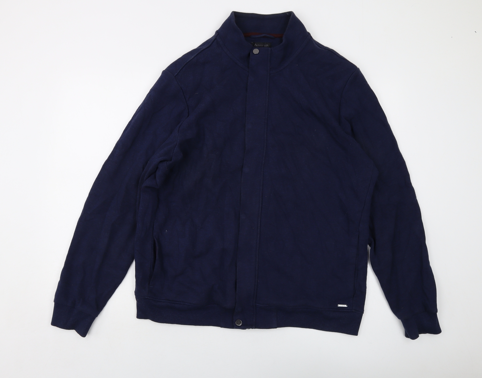 Autograph Mens Blue Jacket Size XL Zip | eBay UK