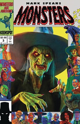 MARK SPEARS MONSTERS #3 WITCH HOMAGE VARIANT NM SEXY SLAYER MR TASKER ...