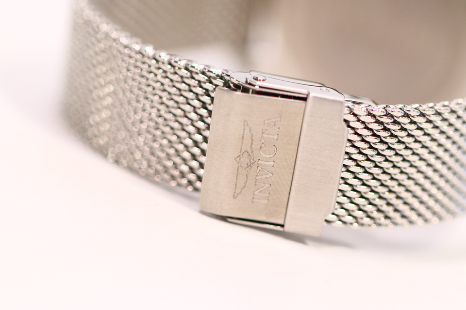 INVICTA Pro Diver Lady 40mm Stainless Steel Steel White+Silver dial ...