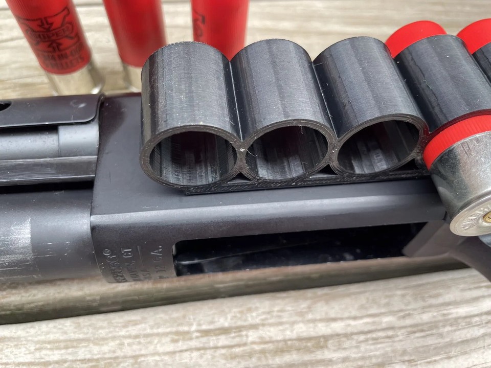 FlexSaddle™ Side Saddle fits SHOCKWAVE Mossberg 88 500 590 12 ga Shell ...