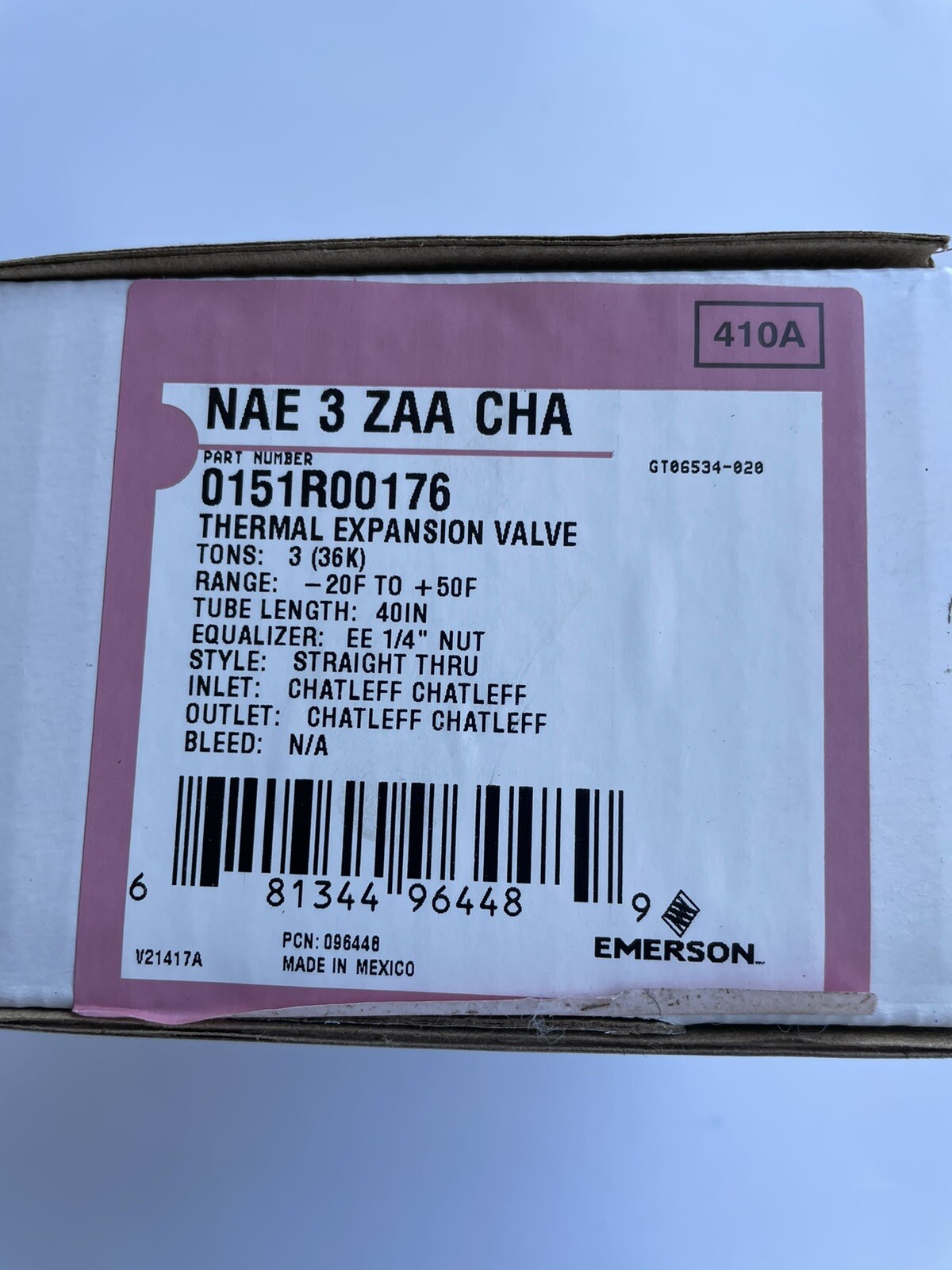 Goodman Tx3n4 R-410a Thermostatic Expansion Valve Kit - TXV for sale ...