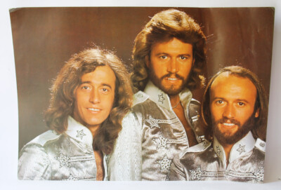 ORIGINAL VINTAGE 1978 BEE GEES POSTER 19"X13" 49X34cm IDELADECOR ...
