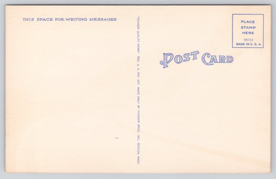 West Virginia Turnpike Flat Top Creeper Lane Section Linen Postcard ...