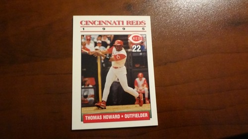 1995 KAHN'S CINCINNATI REDS THOMAS HOWARD BASEBALL CARD | eBay