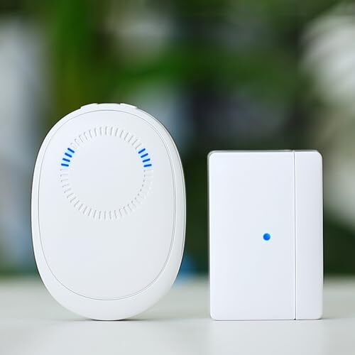 Door Chime, Wireless Door Open Sensor Alarm Chimes with 165 1 chime+1 ...