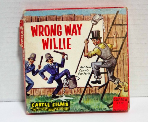 Wrong Way Willie Movie Reel Super 8 Castle Films Lupino Lane Comedy ...
