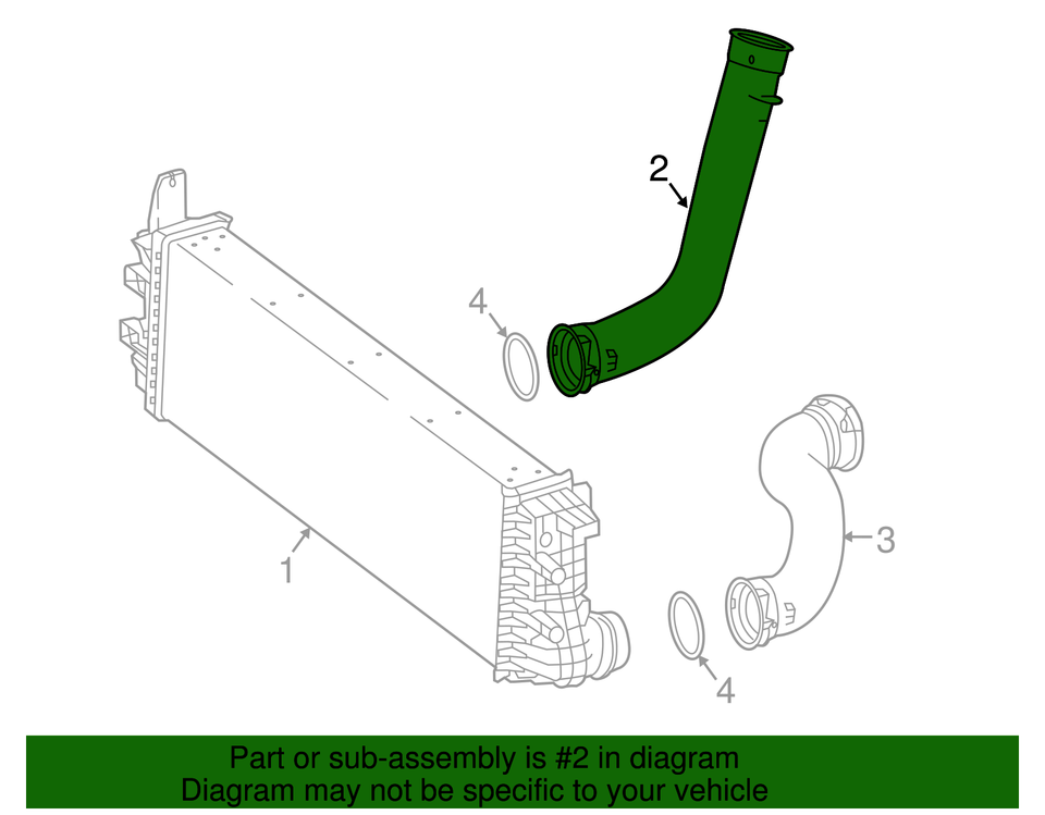 Genuine Mercedes-Benz Inter-Cooler Hose 447-528-04-82 | eBay