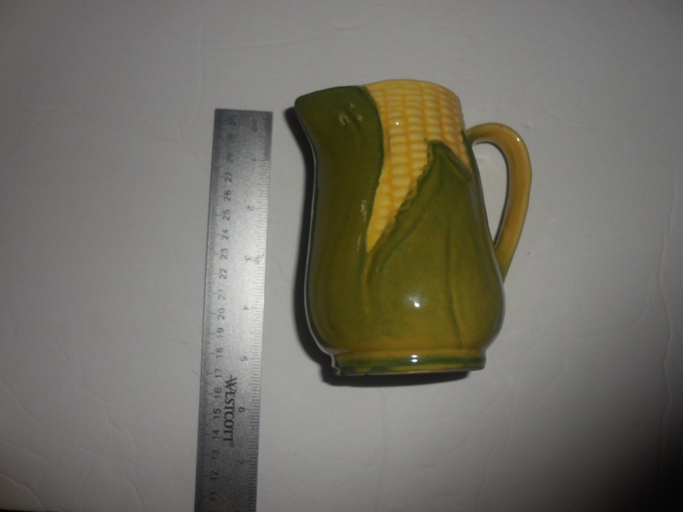 VINTAGE SHAWNEE CORN KING CREAM PITCHER #70 5 INCES TALL | eBay