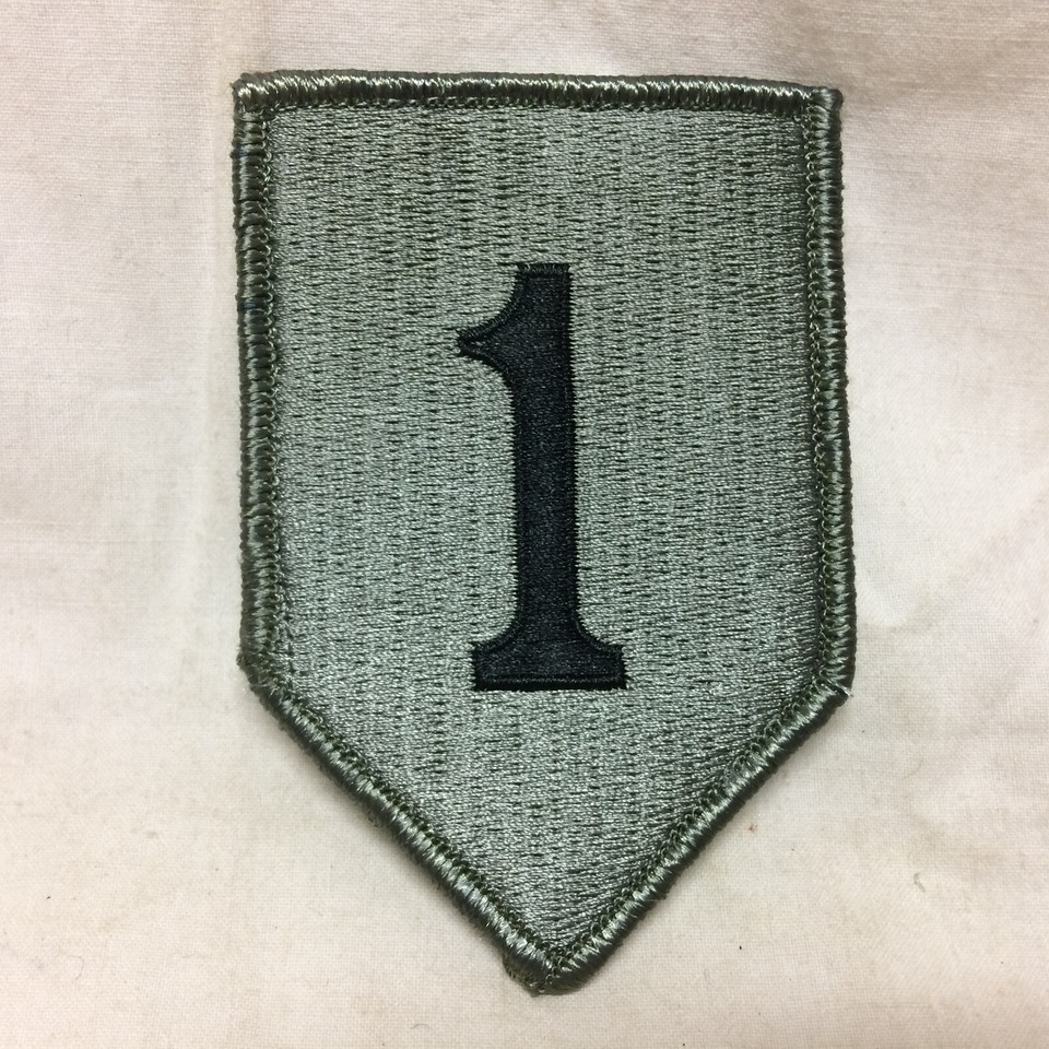 Military Patch Badge Army 1st Infantry Division ACU Hook Loop Back ...