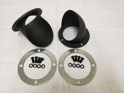 4" Lake Style Lakester Exhaust Header Turn-Outs 4 Inch Plain Steel ...