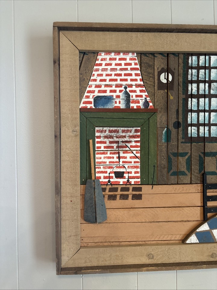 THEODORE DE GROOT WOOD WALL HANGING LATH ART AUSTIN PRODUCTIONS GOTHIC ...