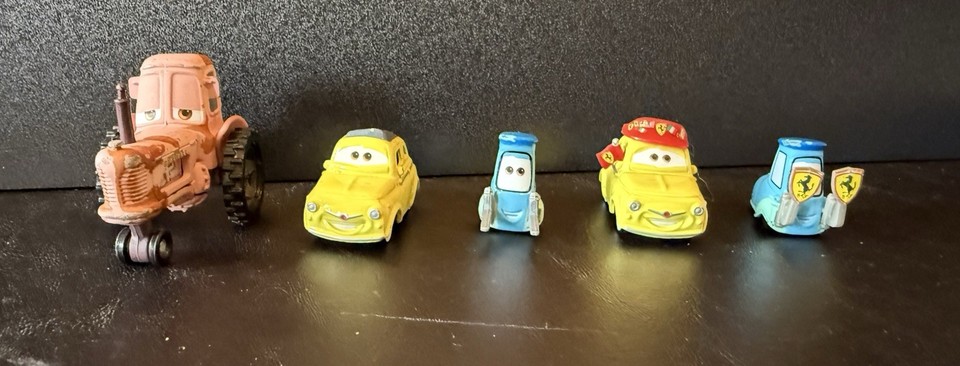 Disney Pixar Cars 2 Guido 2 Luigi & Tractor | eBay