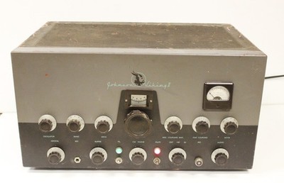 Johnson Viking II Tube Ham Radio Transmitter Powers Up | eBay