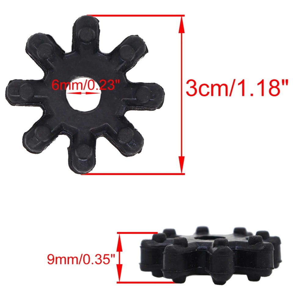 4Pcs For Hyundai Kia Car Flexible Steering Column Shaft Coupler Rubber ...