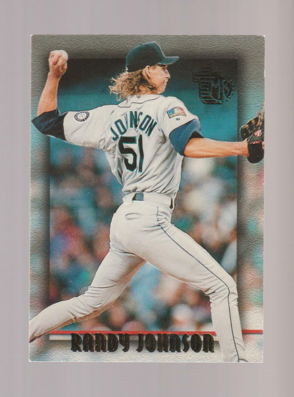 1995 Topps Embossed #69 Randy Johnson card, Seattle Mariners HOF | eBay